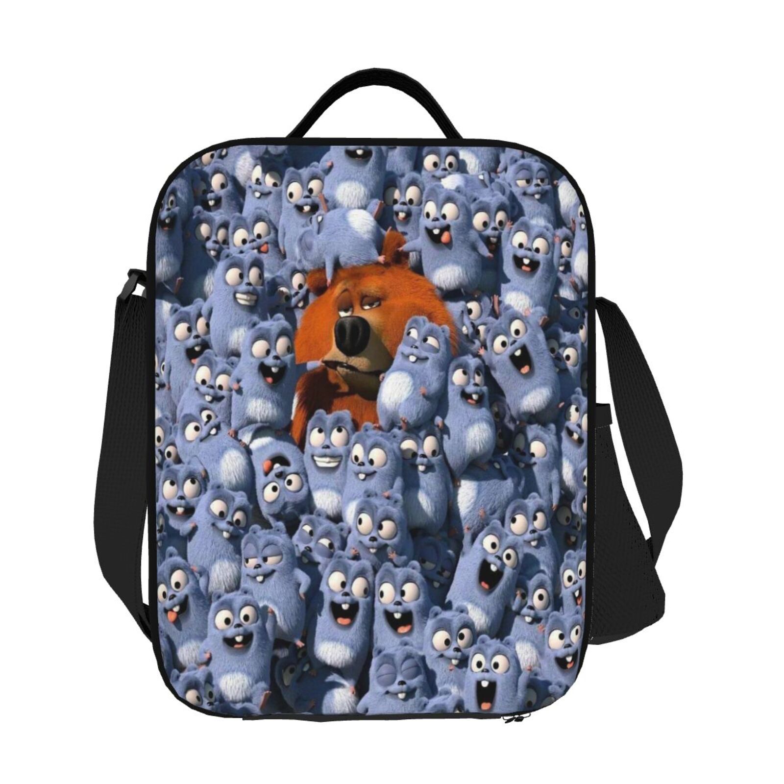 Grizzy and Lemming Lunch Box Insulated Lunch Bag Cute Lunch Box ...