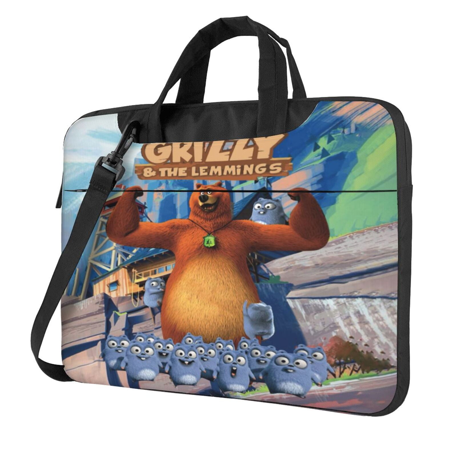 Grizzy and the Lemming Laptop Carrying Bag Tablet Cover Notebook ...