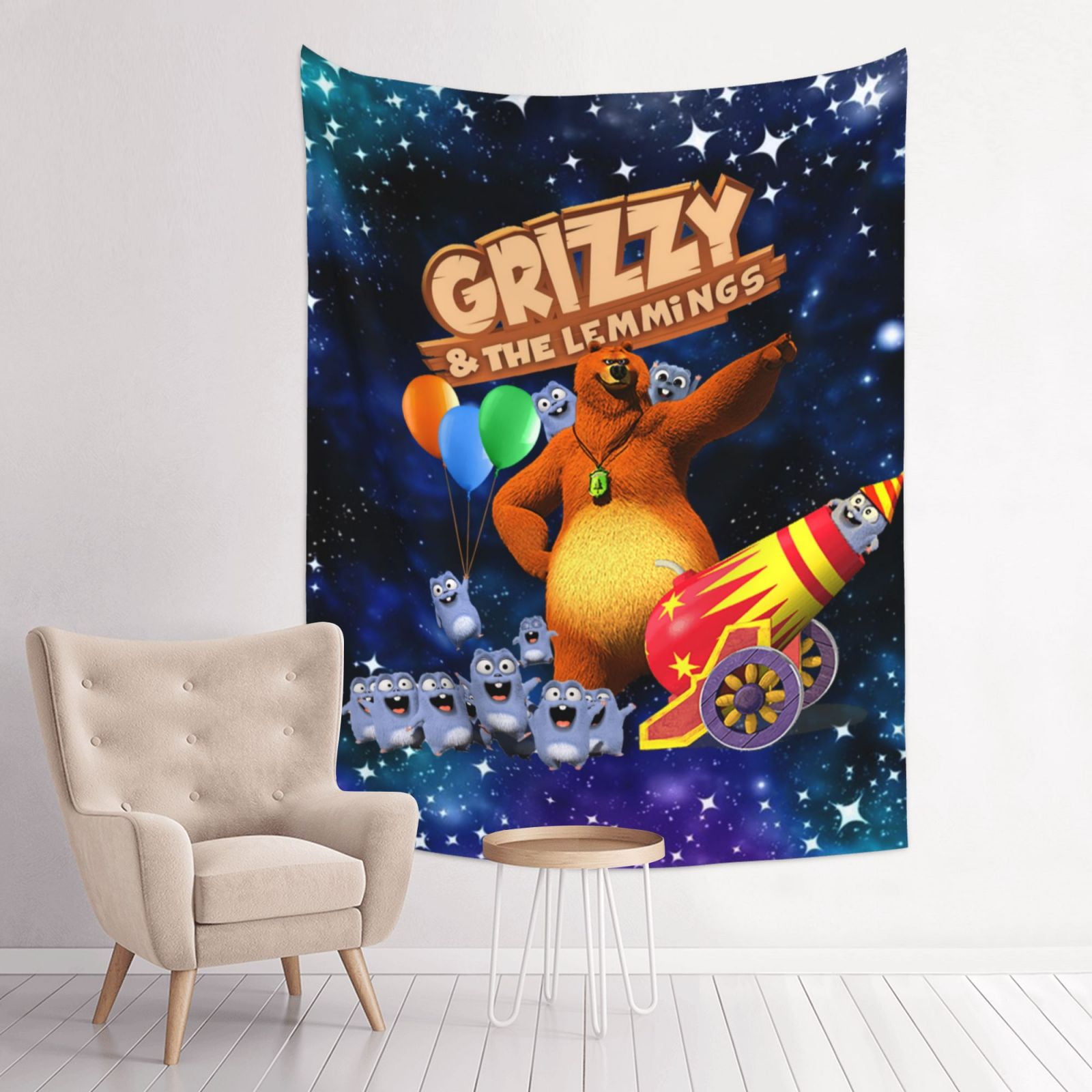 Grizzy and the Lemming Tapestry Anime Poster Large Background Wall Art ...