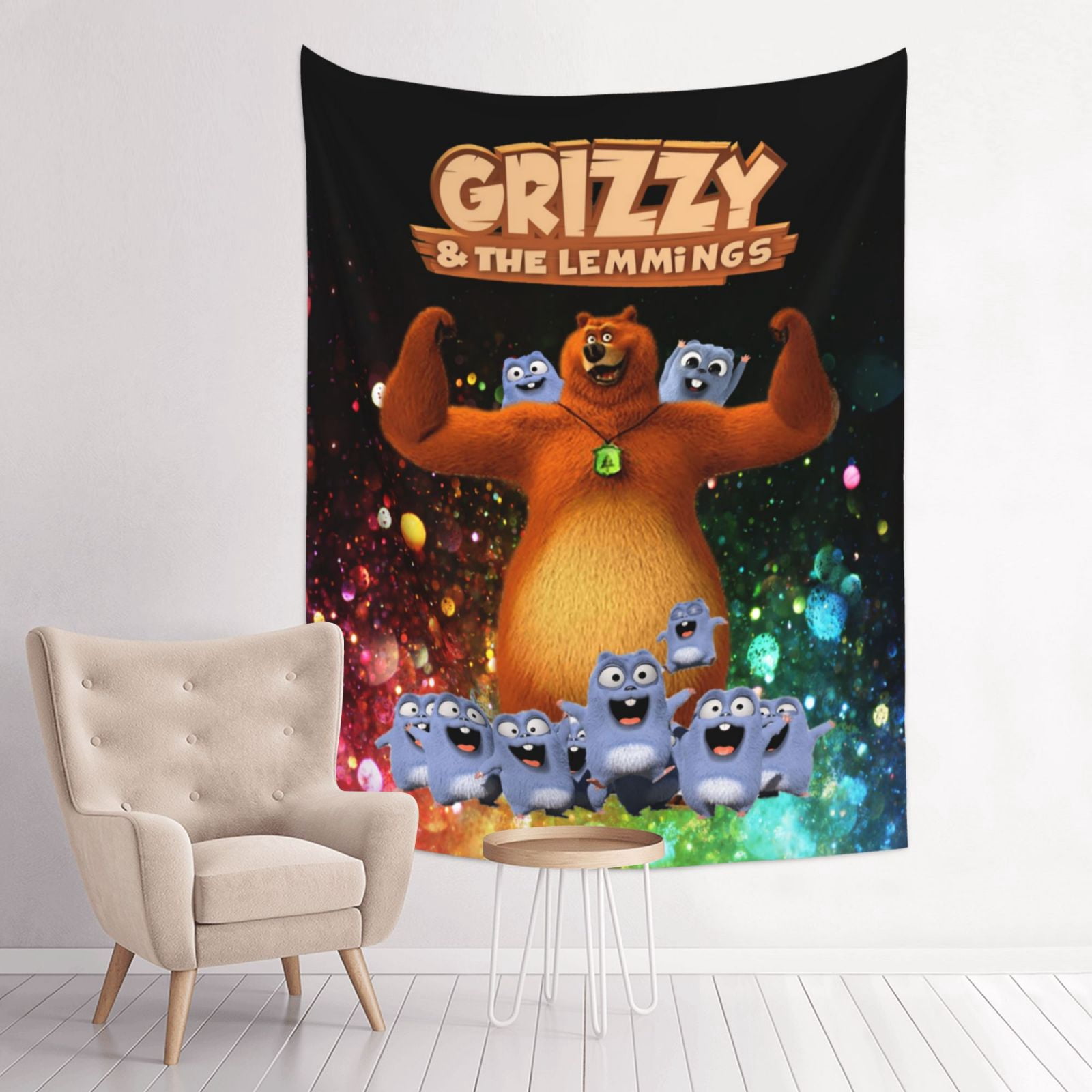 Grizzy and the Lemming Tapestry Anime Poster Large Background Wall Art ...