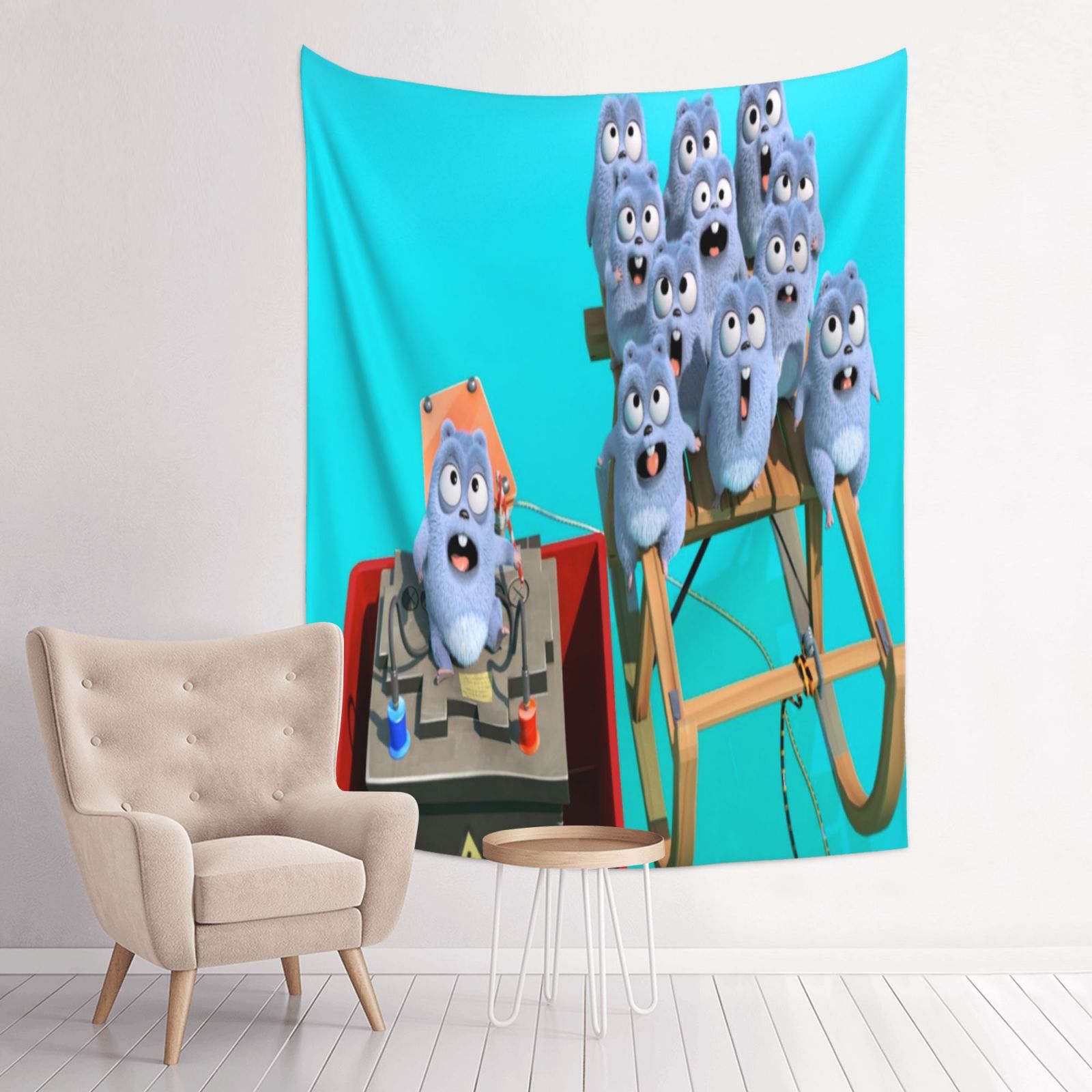 Grizzy and the Lemming Tapestry Anime Poster Large Background Wall Art ...