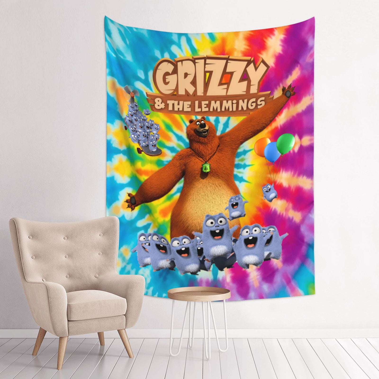 Grizzy and the Lemming Tapestry Anime Poster Large Background Wall Art ...