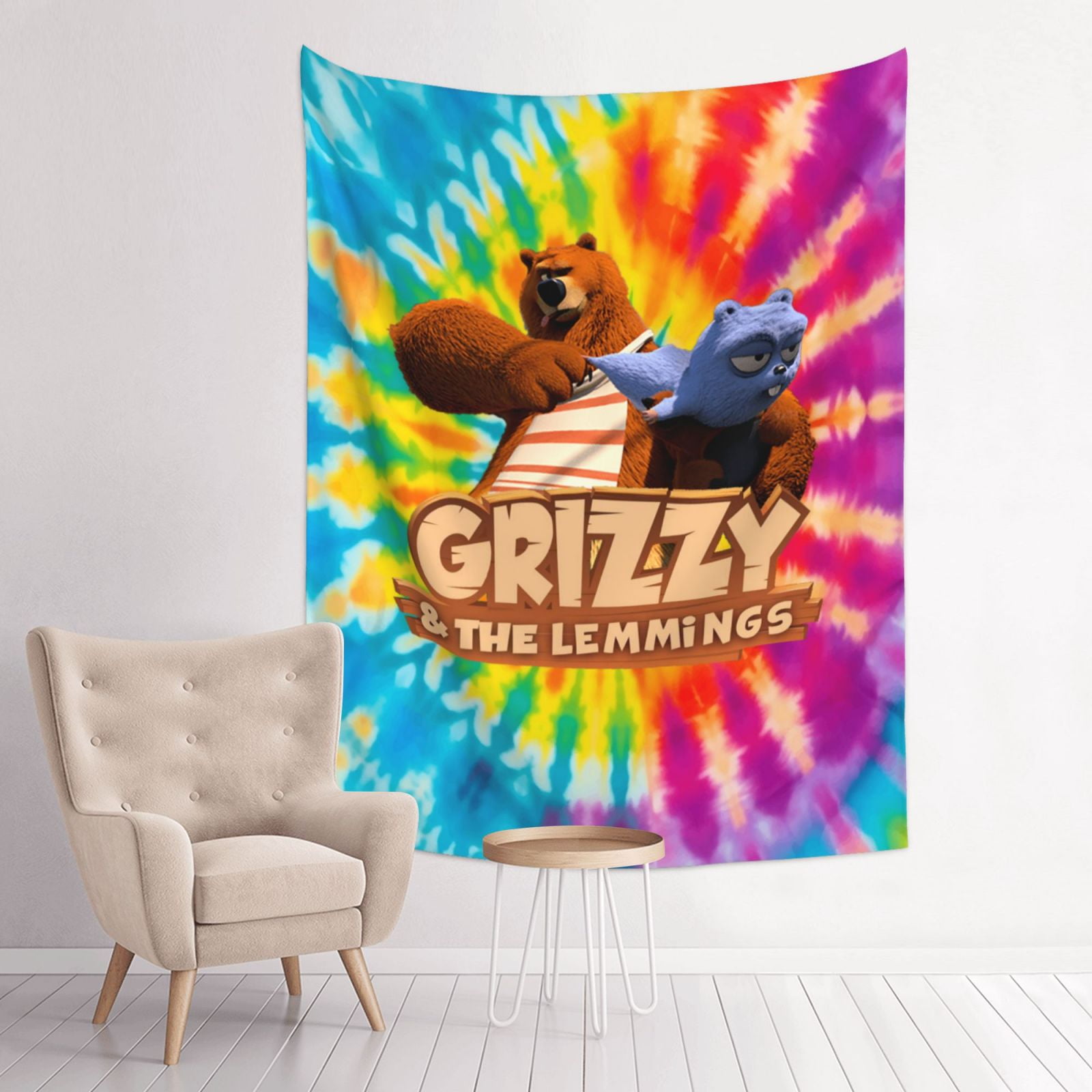 Grizzy and the Lemming Tapestry Anime Poster Large Background Wall Art ...