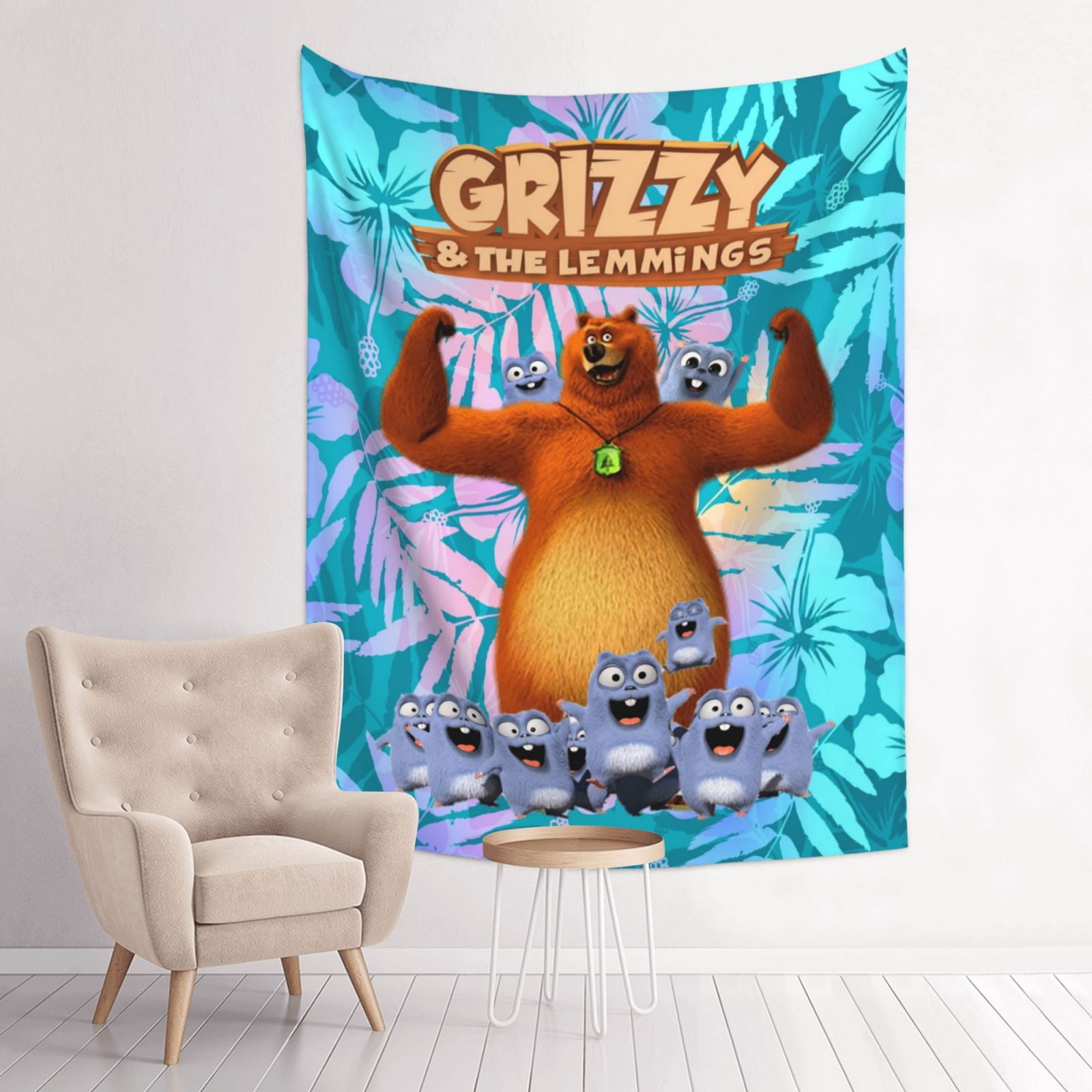 Grizzy and the Lemming Tapestry Anime Poster Large Background Wall Art ...