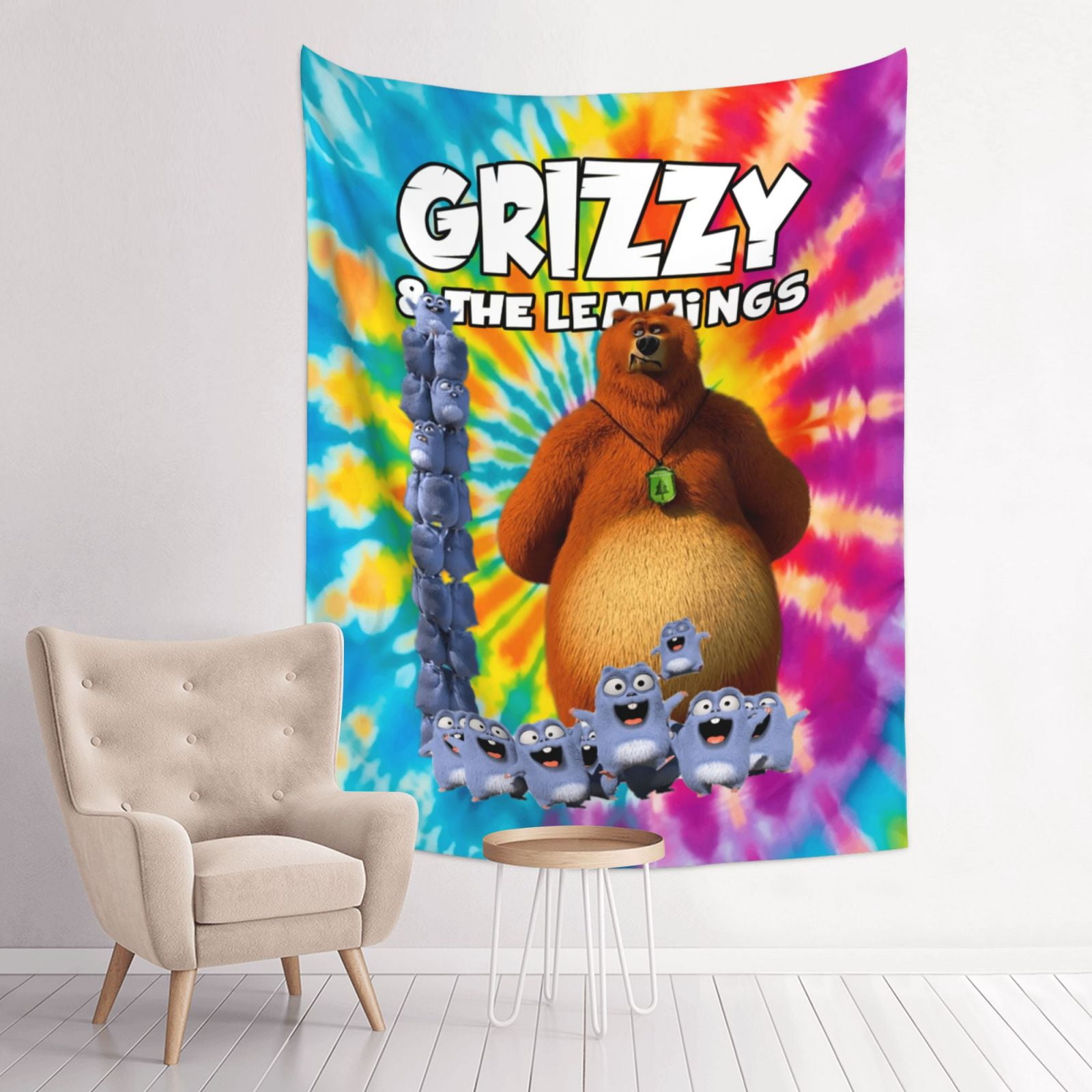 Grizzy and the Lemming Tapestry Anime Poster Large Background Wall Art ...