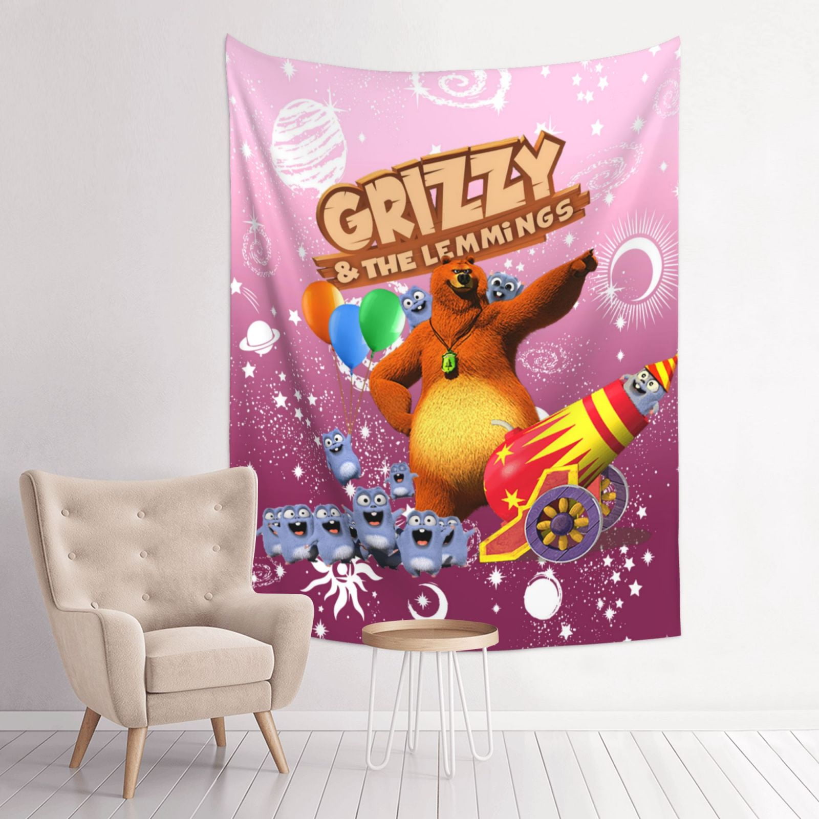 Grizzy and the Lemming Tapestry Anime Poster Large Background Wall Art ...