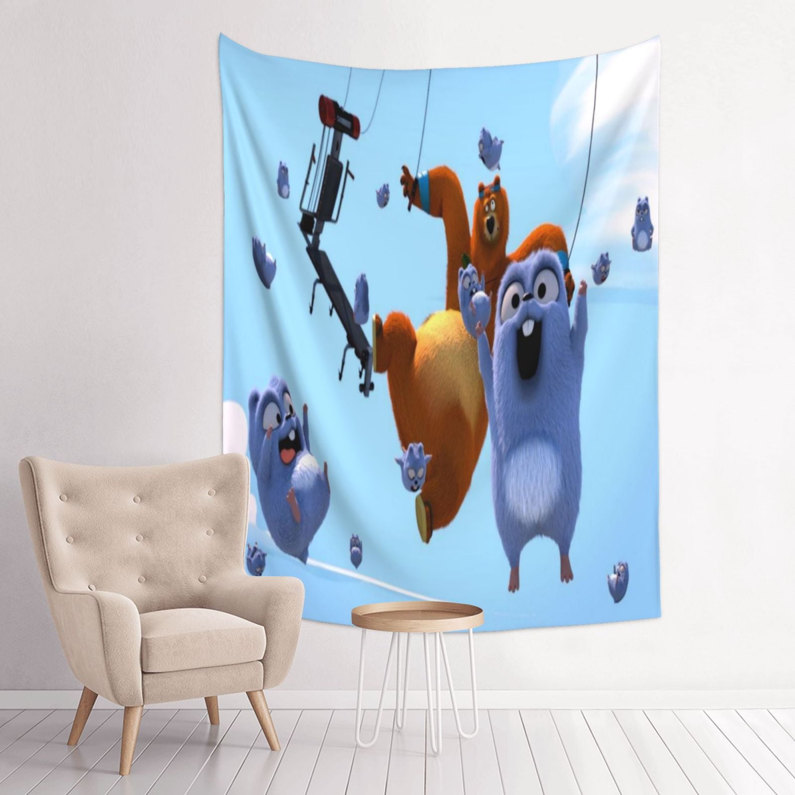 Grizzy and the Lemming Tapestry Anime Poster Large Background Wall Art ...