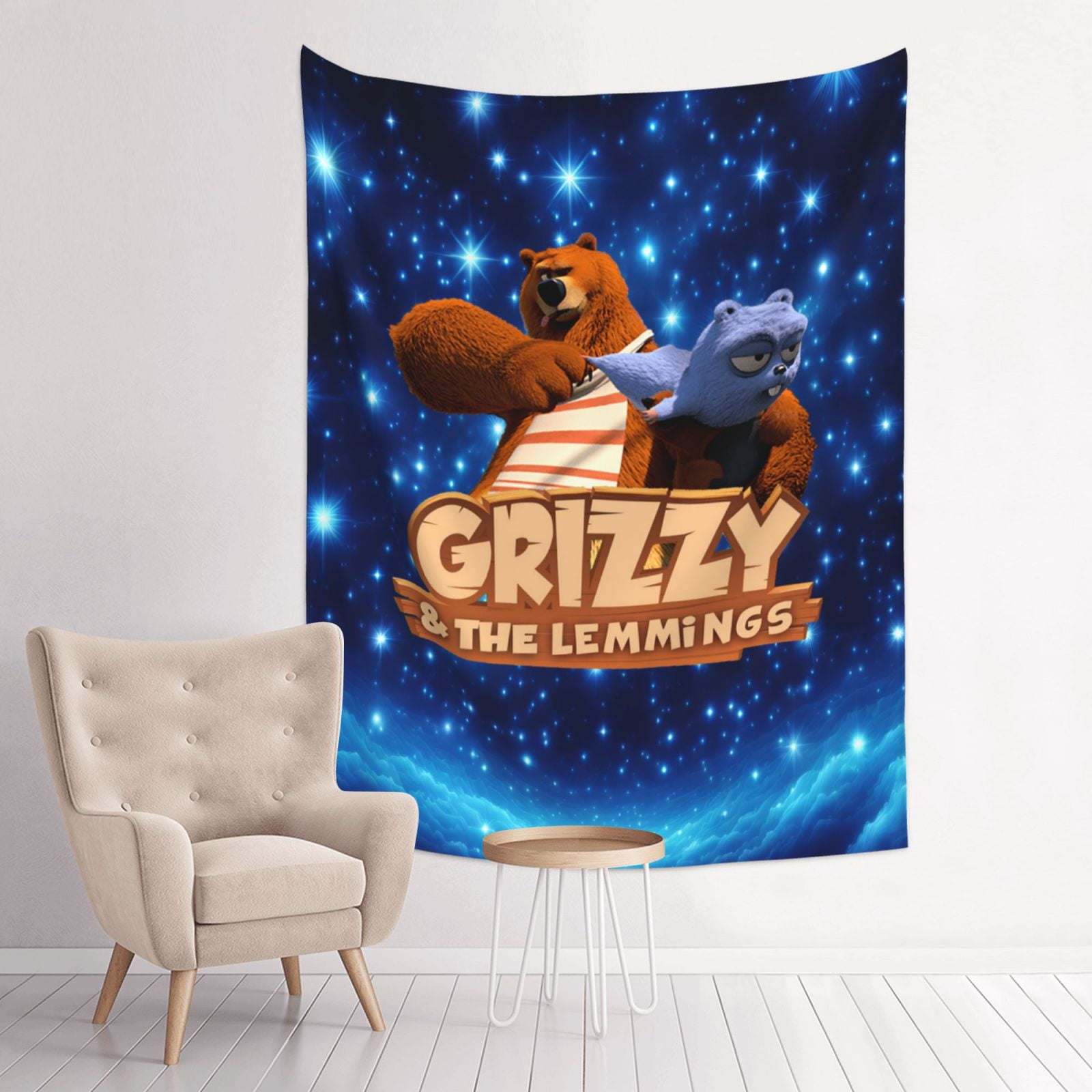 Grizzy and the Lemming Tapestry Anime Poster Large Background Wall Art ...