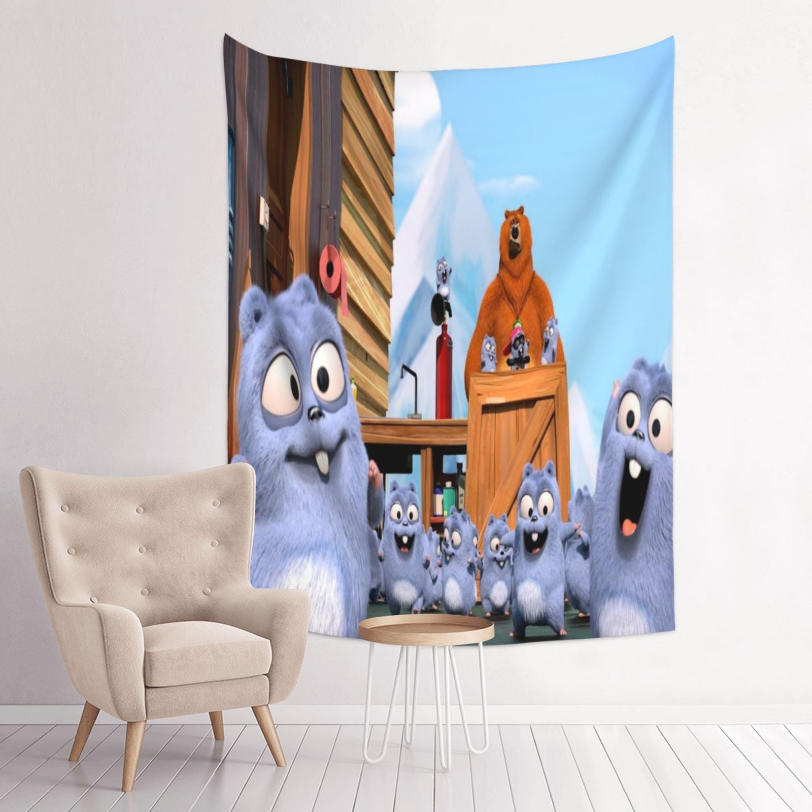 Grizzy and the Lemming Tapestry Anime Poster Large Background Wall Art ...