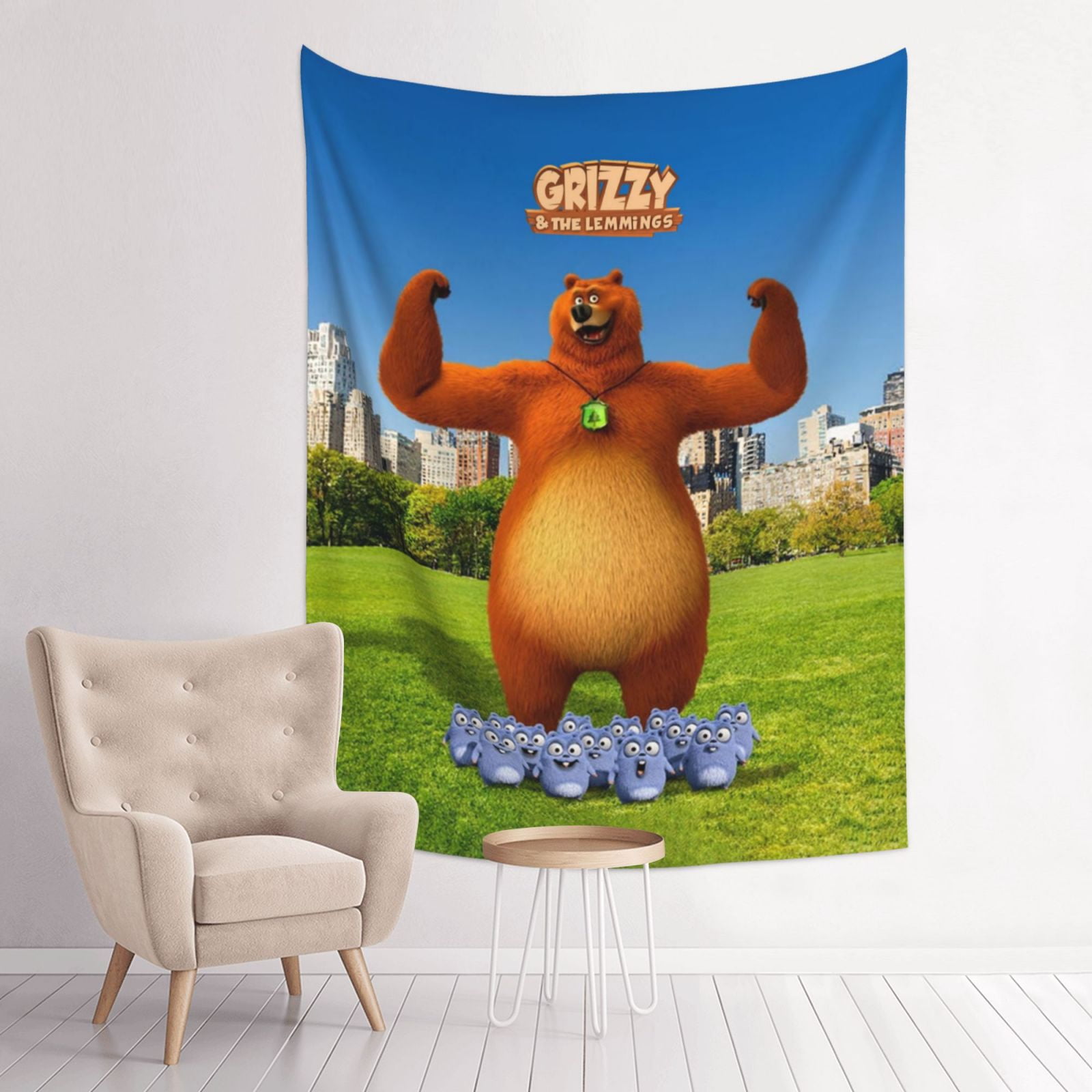Grizzy and the Lemming Tapestry Anime Poster Large Background Wall Art ...
