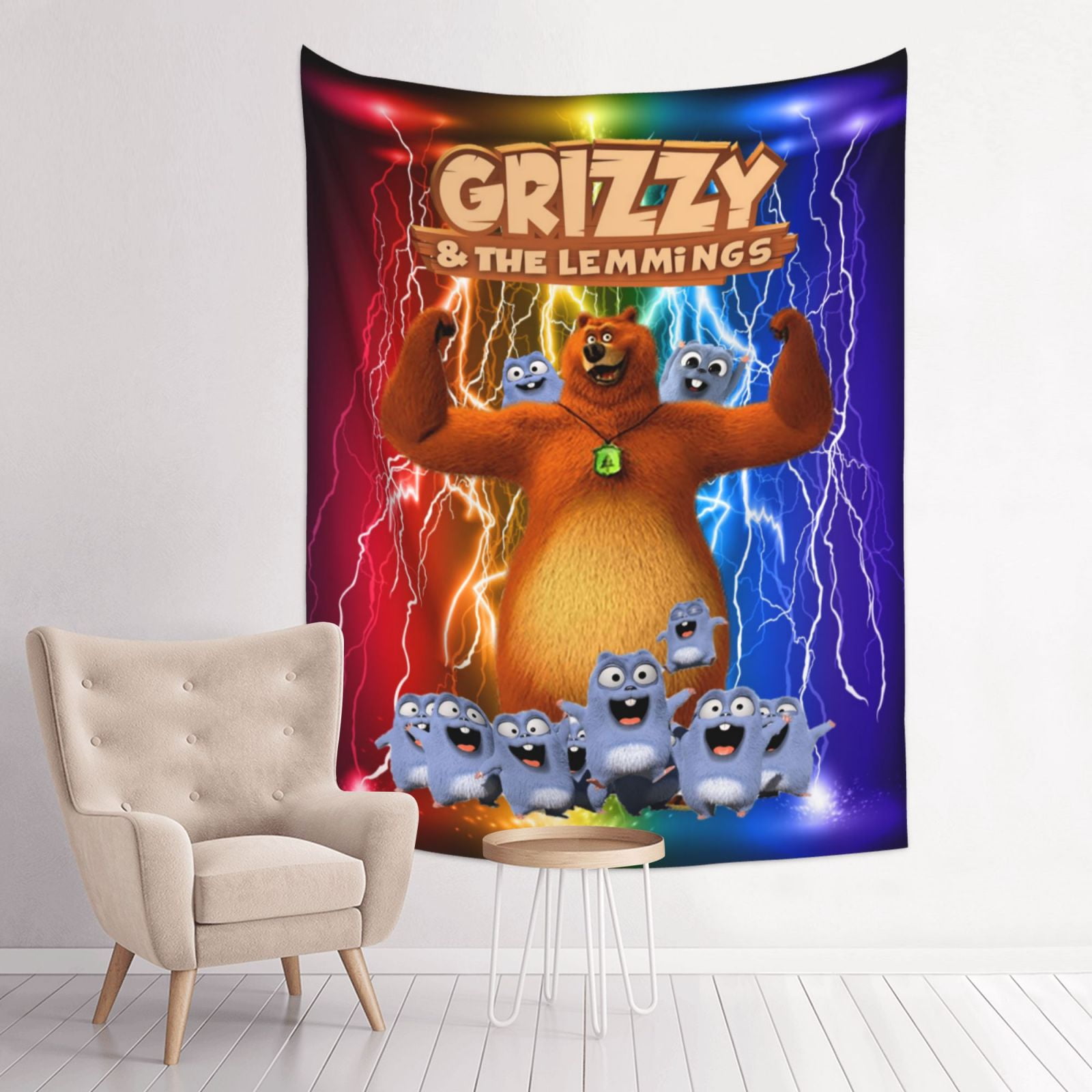Grizzy and the Lemming Tapestry Anime Poster Large Background Wall Art ...