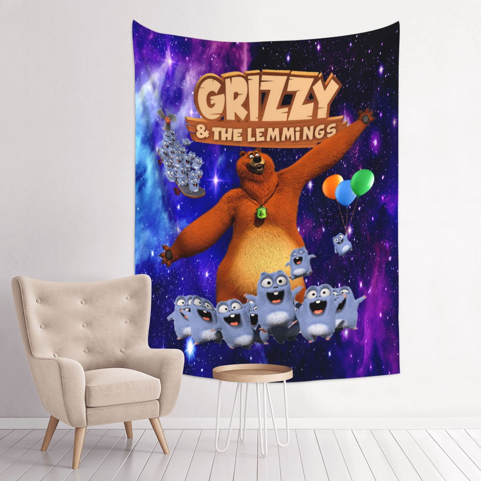 Grizzy and the Lemming Tapestry Anime Poster Large Background Wall Art ...