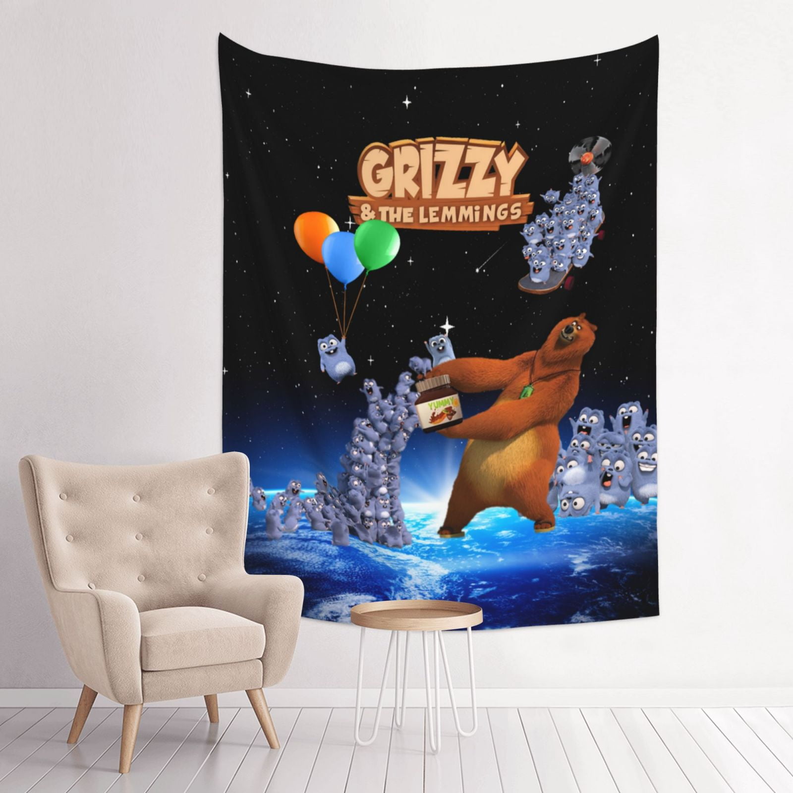 Grizzy and the Lemming Tapestry Anime Poster Large Background Wall Art ...
