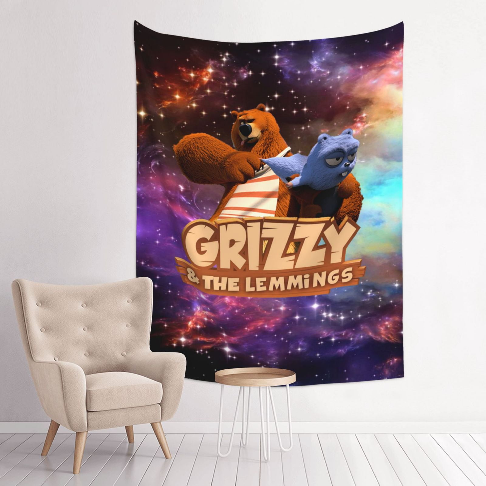 Grizzy and the Lemming Tapestry Anime Poster Large Background Wall Art ...