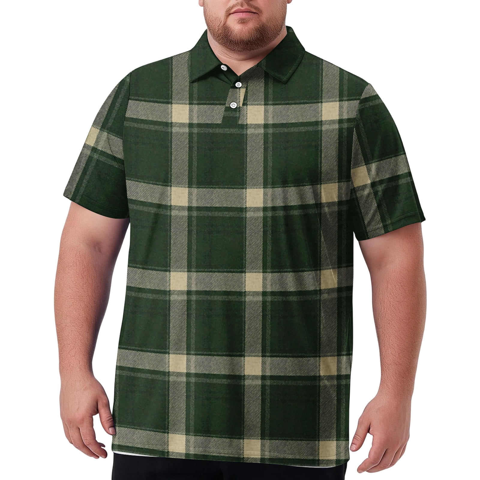 GrmtClth Men's Big & Tall Color Retention Fade Resistant Sport Shirt ...