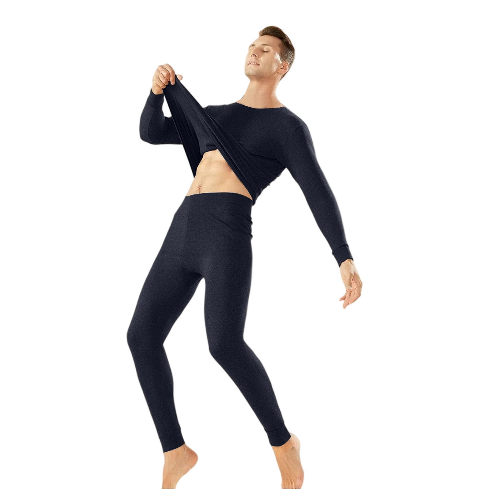 GrmtClth Mens Thermal Underwear Long Johns for Men Cotton Cozy Soft ...