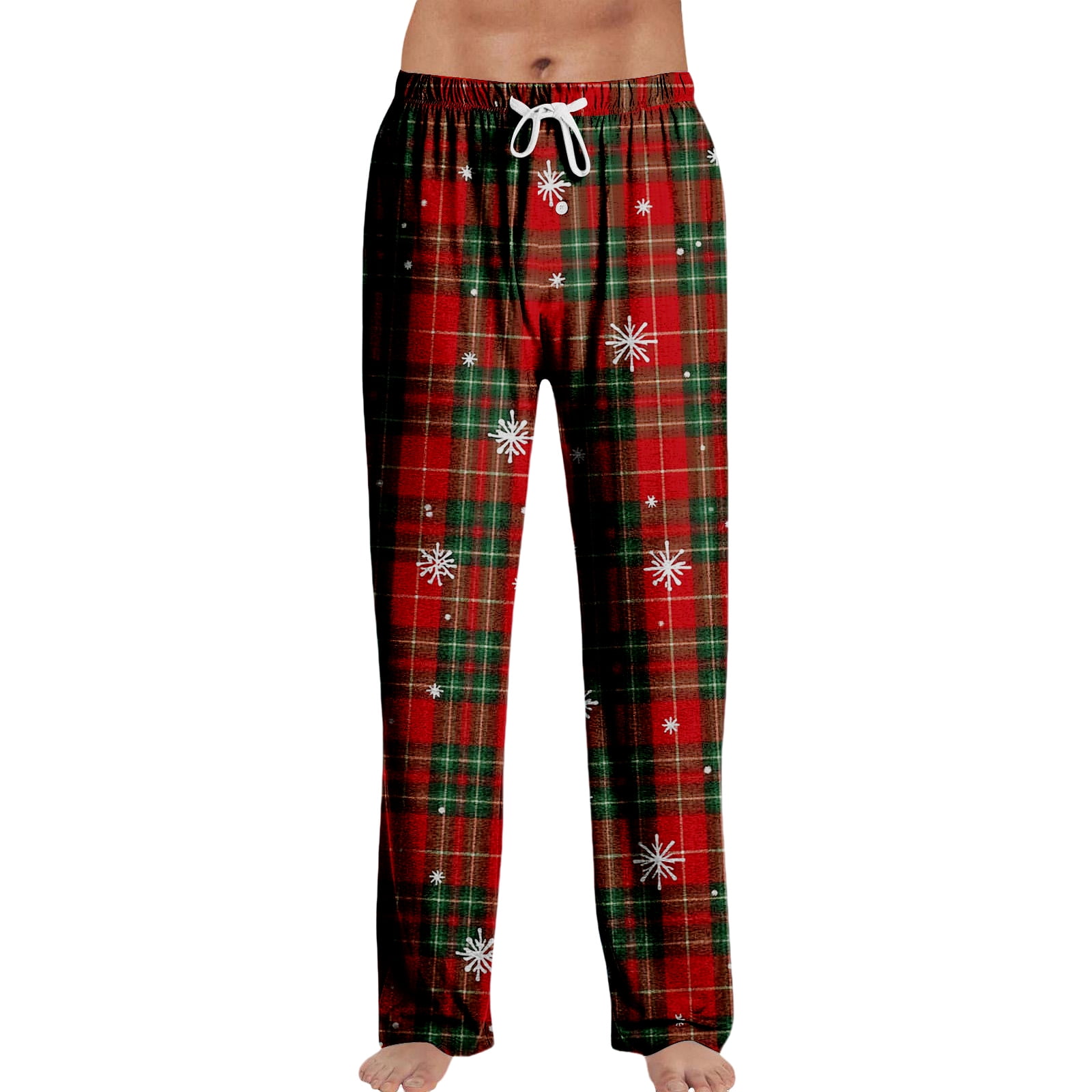 GrmtClth Pajama Pants Men Cozy Soft Hombre Plaid Loungewear Relaxed Fit ...