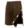 GrmtClth Unisex Side Slit Easy Wear Shorts Snap On Cotton Post Injury ...