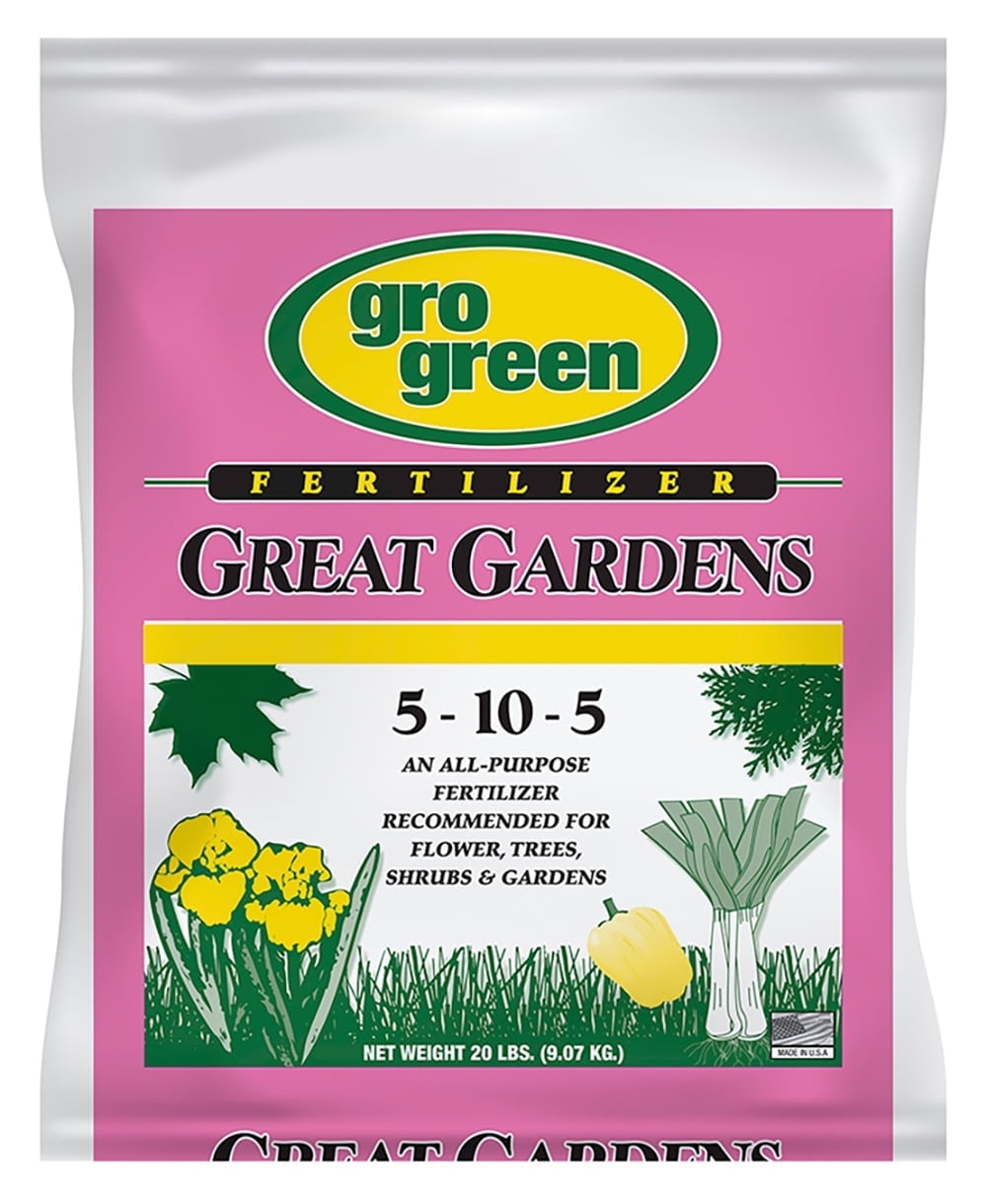 Gro Green Great Gardens 5-10-5 Plant Food, All Purpose Fertilizer for ...