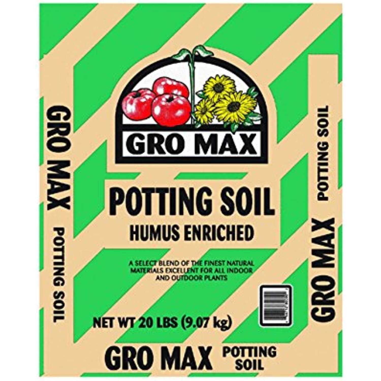 Gro Max Potting Soil - Enriched Indoor and Outdoor Planting Mix for ...