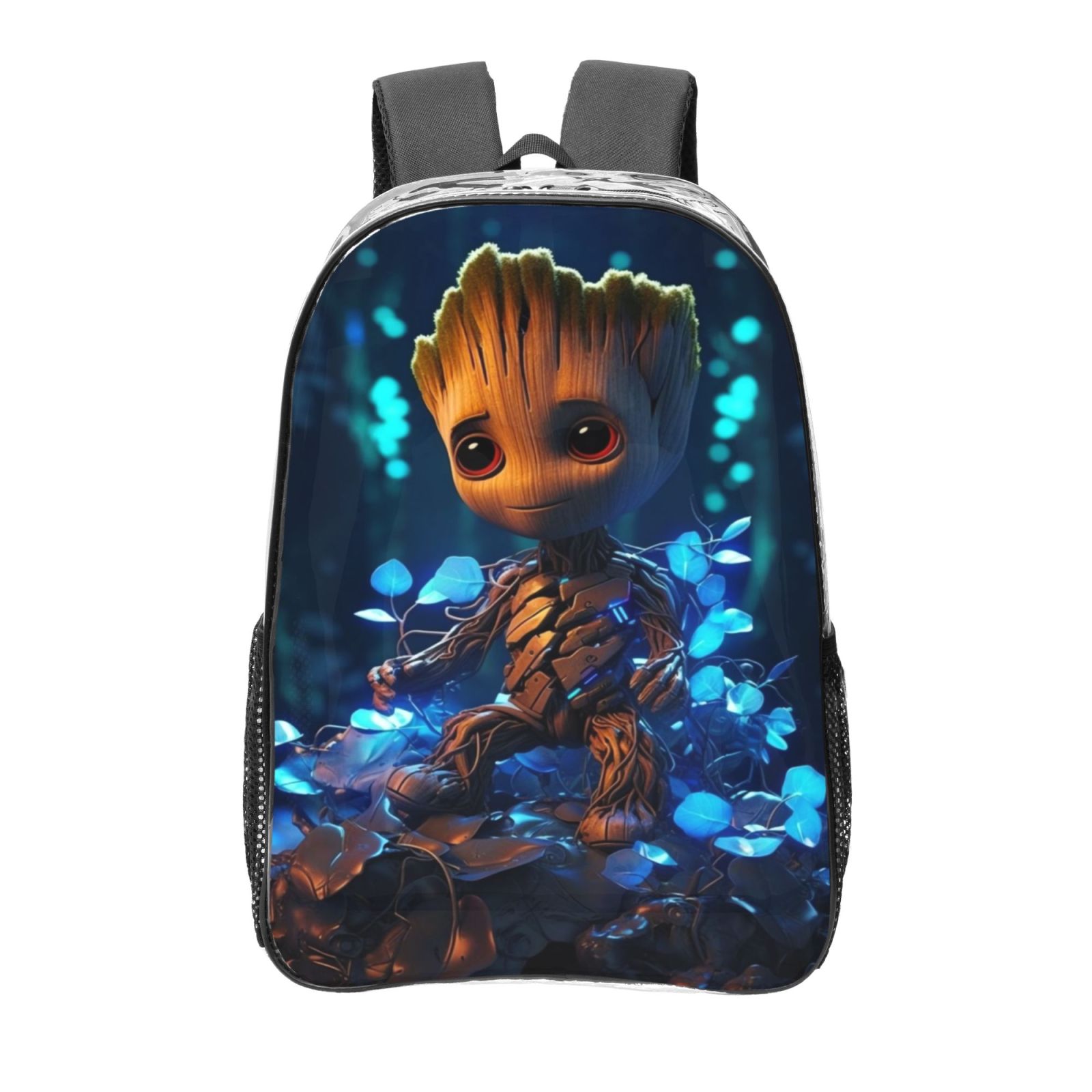 Gro_Ot Transparent Backpack Pvc Plastic Material Ruggedly Reinforced ...