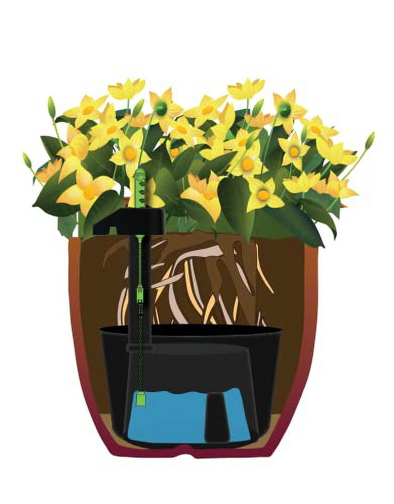 GroBuddy Elevate Your Plant Care:Self-Watering Planter Insert, Water ...
