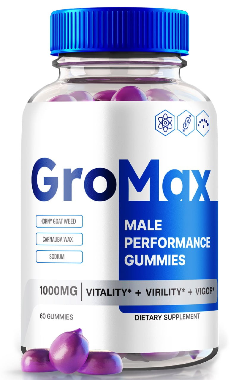 GroMax Gummies, Gro Max Gummy Performance Support, GroMax All Natural ...