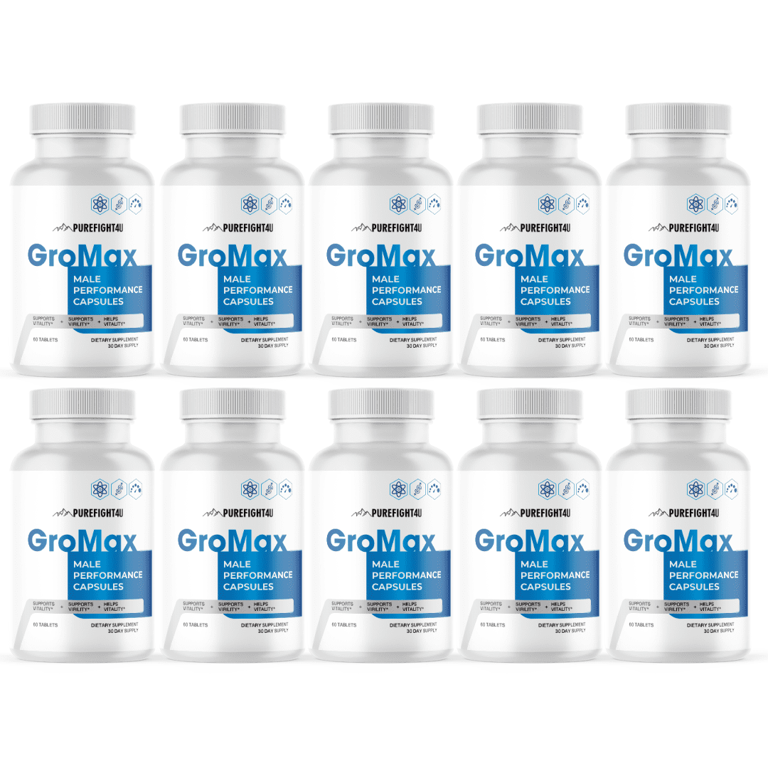GroMax Tablets, Male Perfomance-10 Bottles - Walmart.com