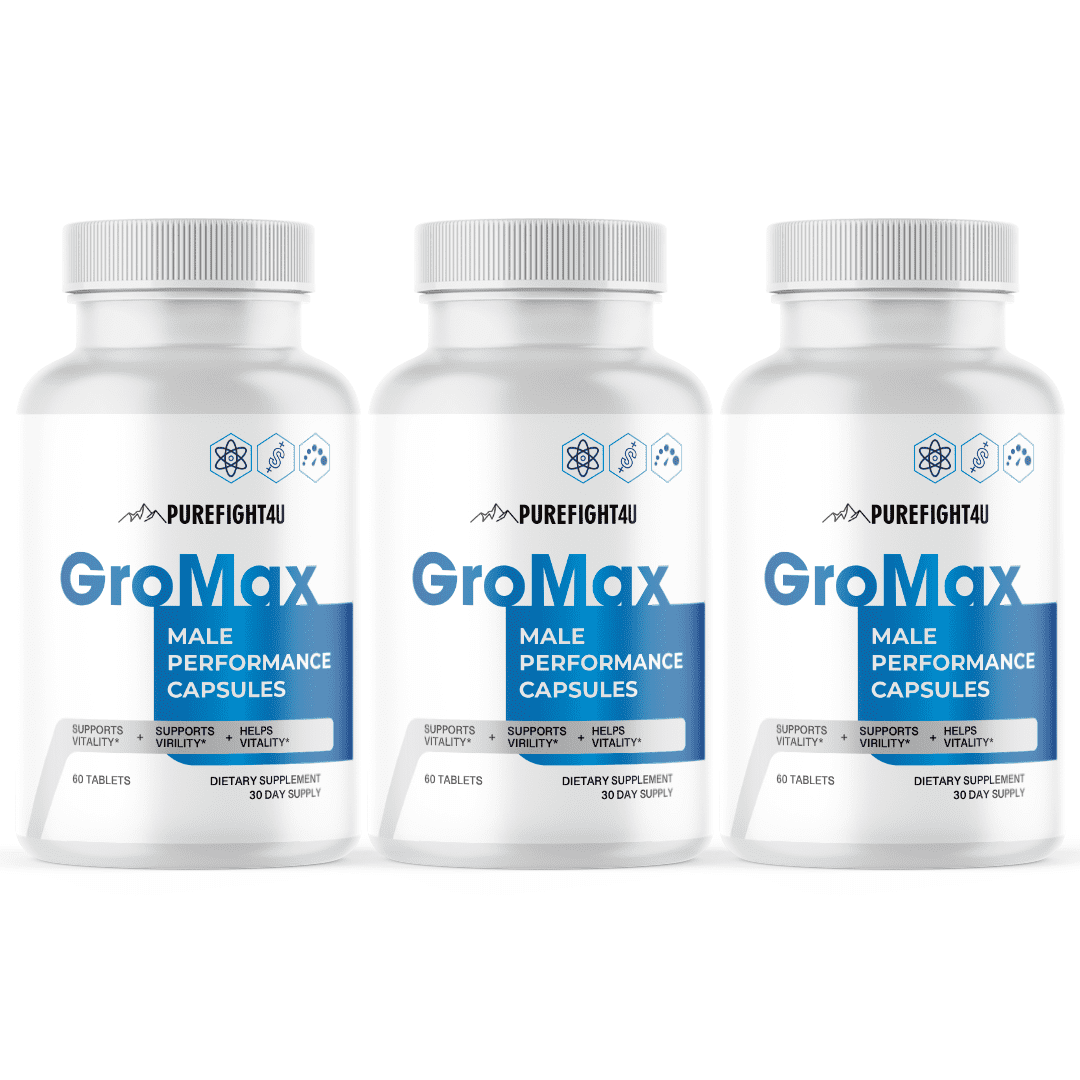 GroMax Tablets, Male Perfomance-3 Bottles - Walmart.com
