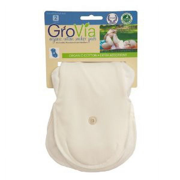 GroVia Certified Organic Cotton Soaker Pad 2 Pack - Walmart.com