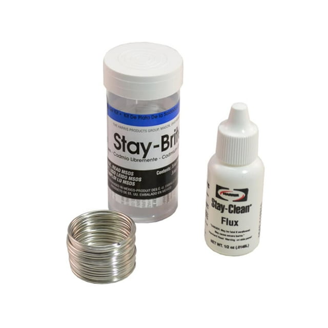 Grobet Stay Brite High Strength Silver Solder Kit - Walmart.com