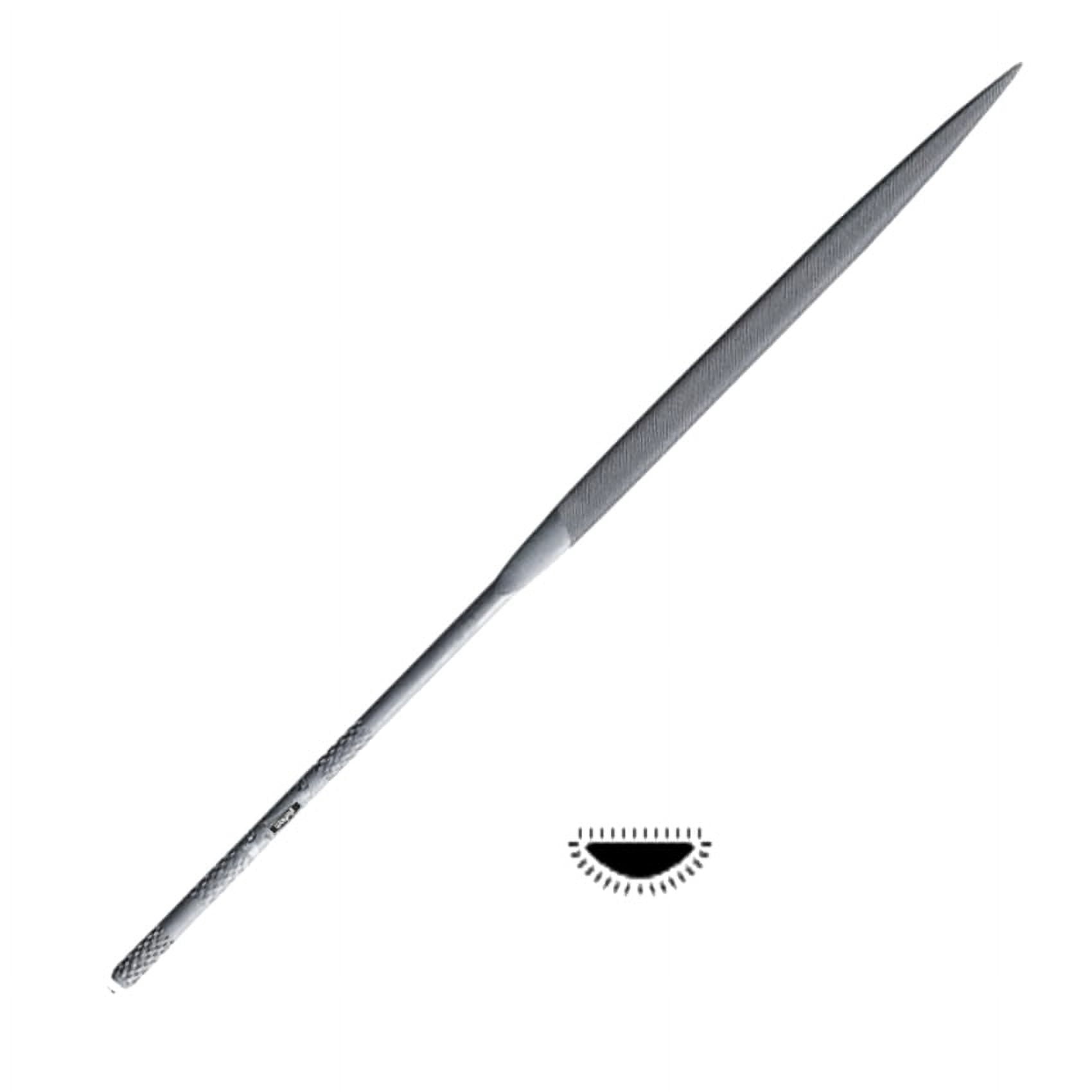Grobet Swiss Type Needle File Half Round Cut 0 (160mm) Jewelry ...