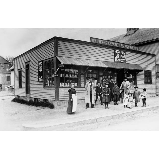 Grocery, 1890S. /Na Grocery Store In An Unidentified American Town ...