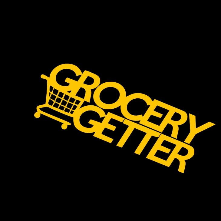 Grocery Getter Fast Cart Vinyl Decal Sticker UV & Waterproof Bumper ...