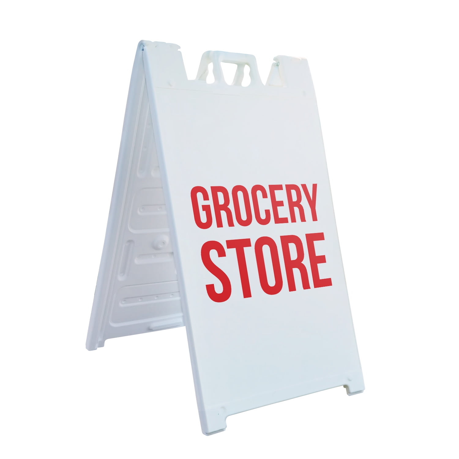 Grocery Store 24" x 36" Double Sided A-Frame Sidewalk Sign Includes 2 ...