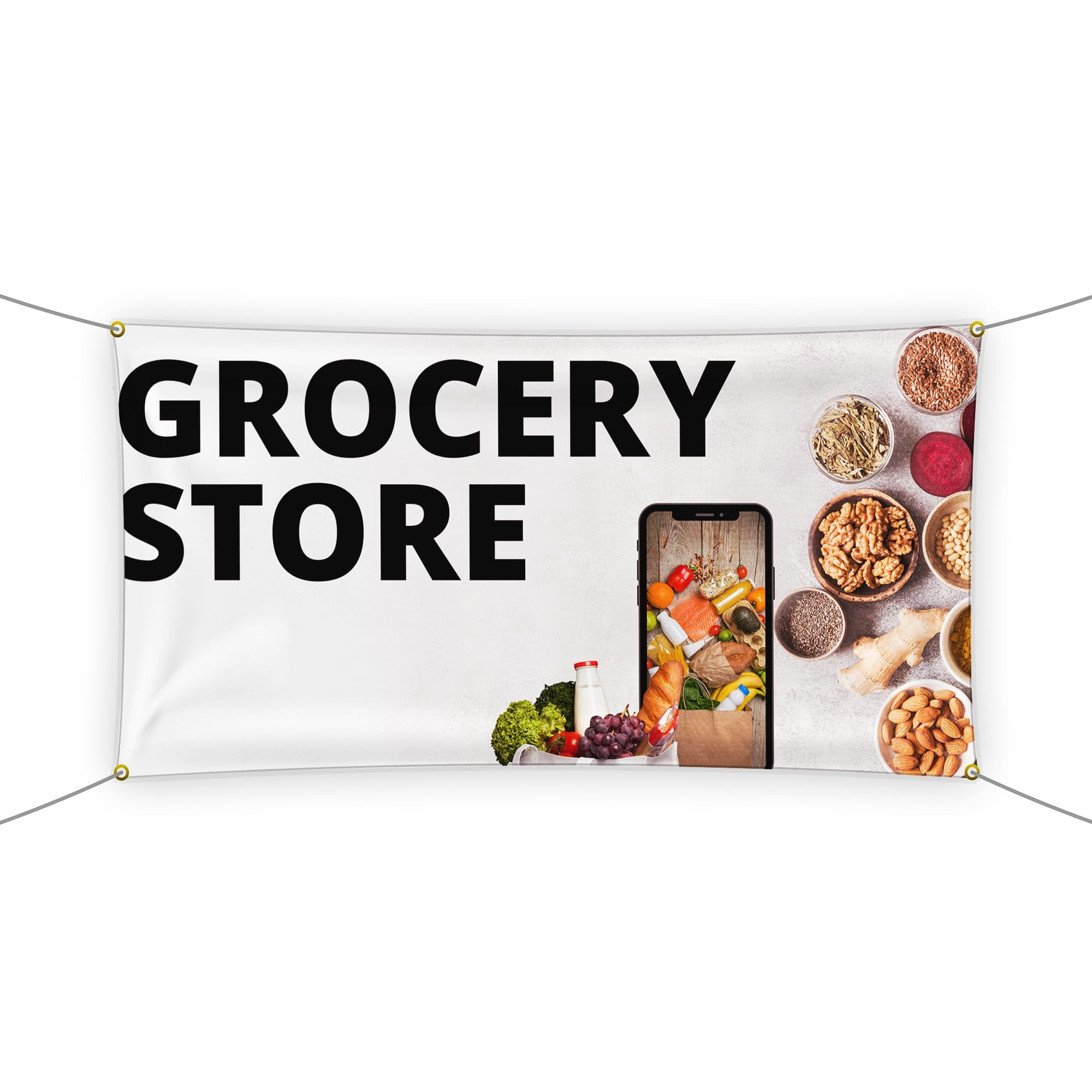 Grocery Store Large Banners and Signs for Outdoor by DreamController ...