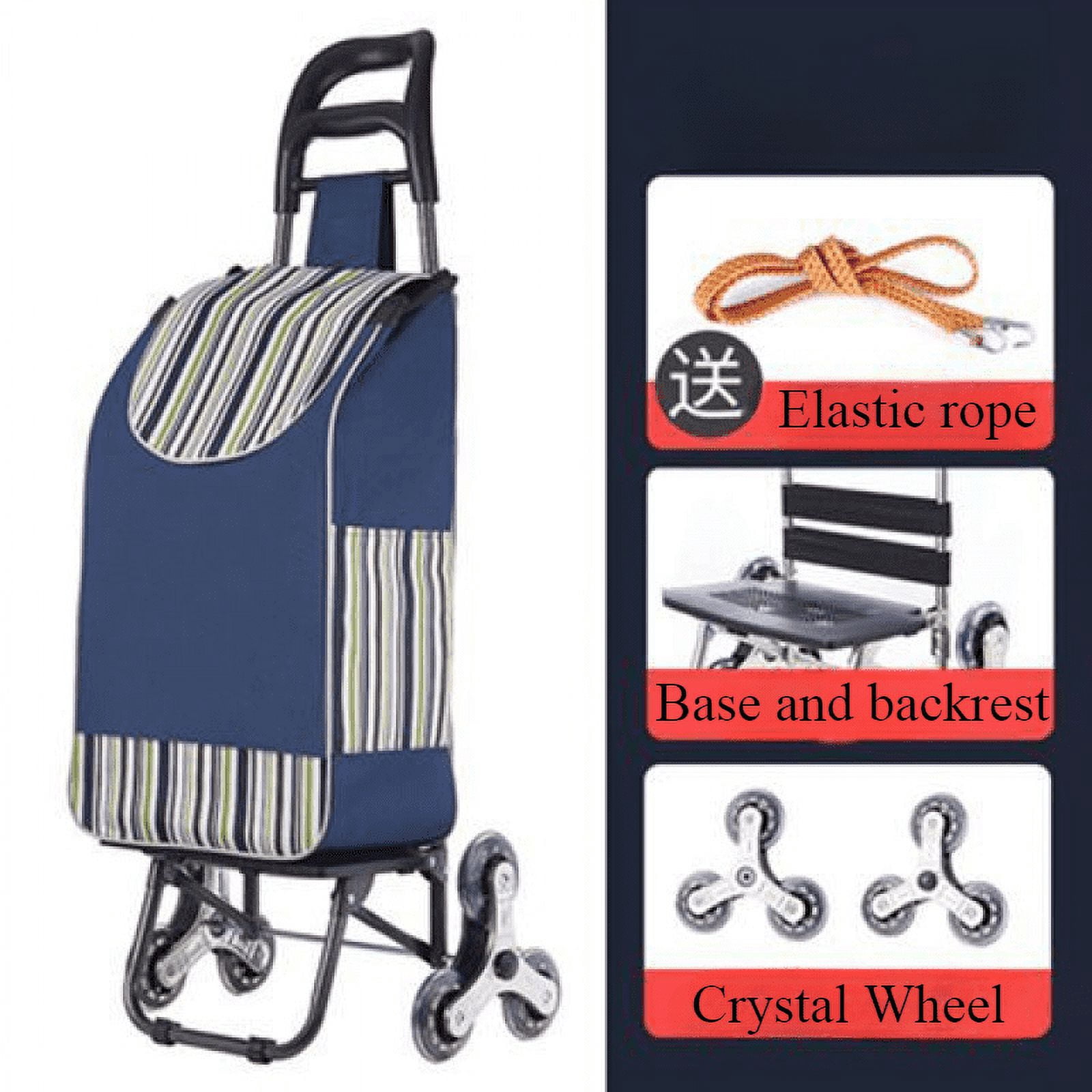 Grocery shopping trolley household stair climbing hand lever portable ...