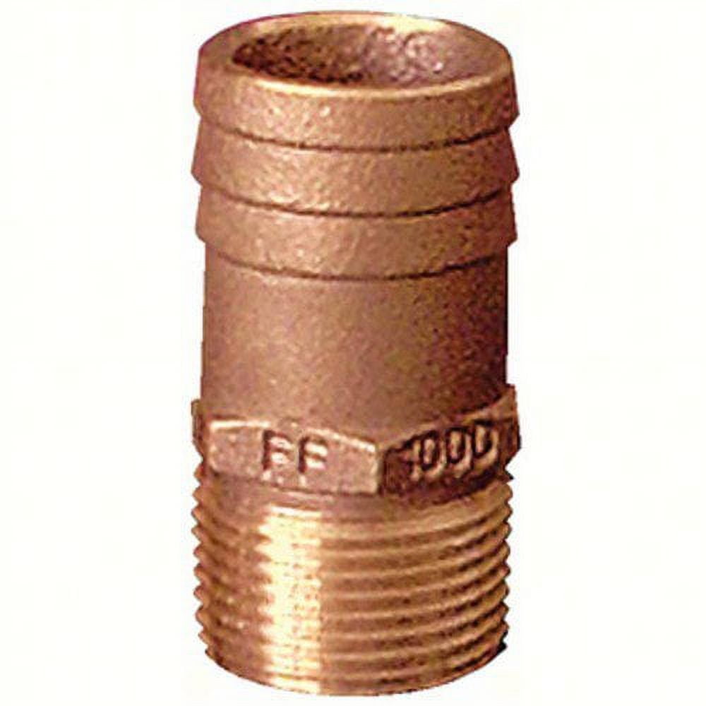 Groco FF Bronze Full Flow Pipe-to-Hose Adapter with NPT Thread ...
