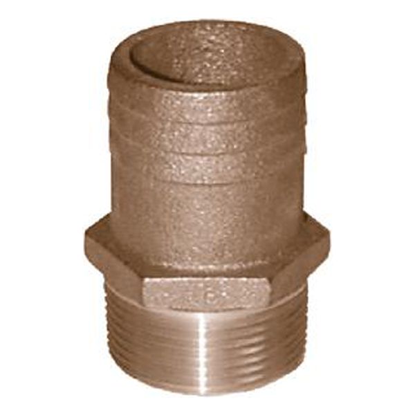 Groco FF Bronze Full Flow Pipe-to-Hose Adapter with NPT Thread ...