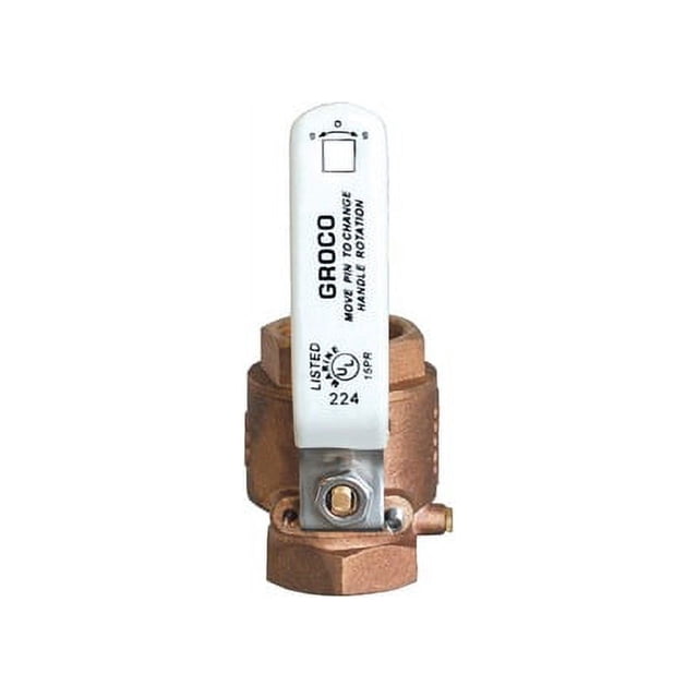 Groco IBV Bronze Full-Flow In-Line Ball Valve - Walmart Business Supplies