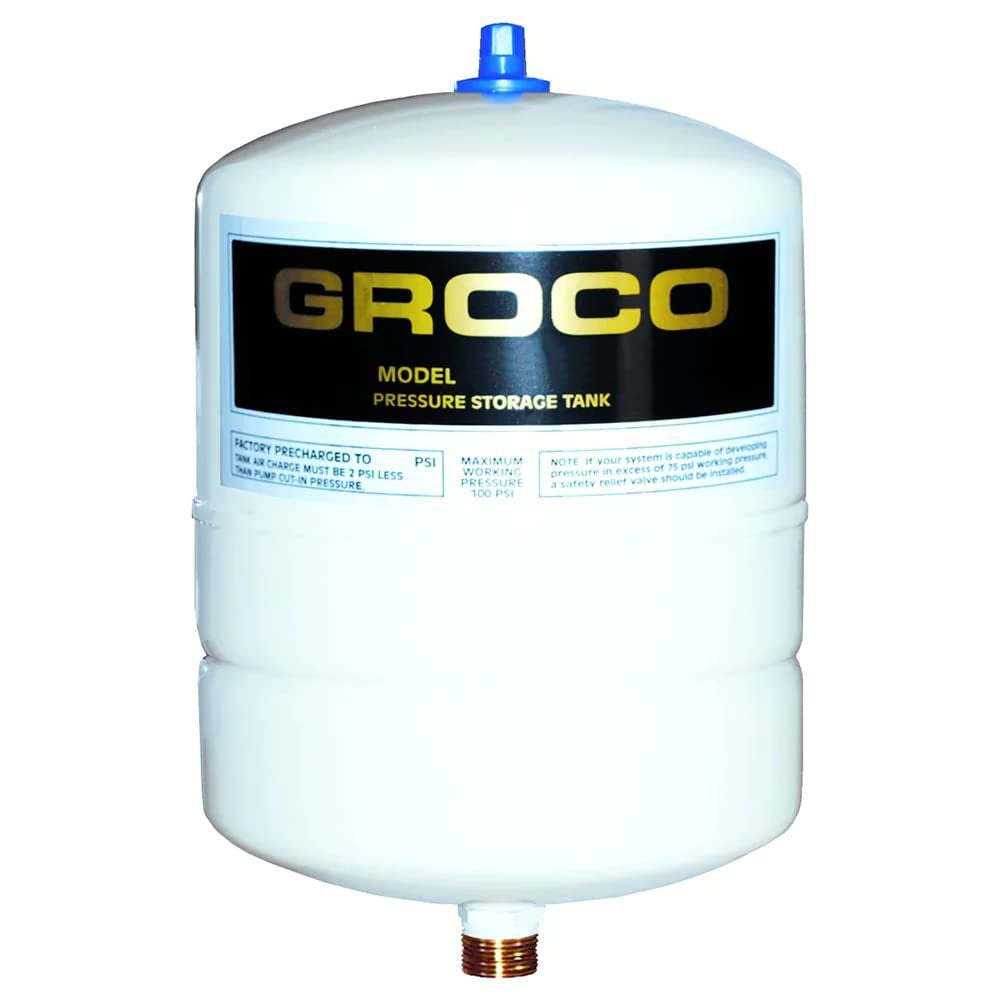 Groco PST-1 Pressure Storage Tank - 0.5 gal Drawdown - Walmart.com