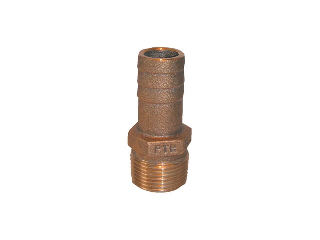 Groco PTH Bronze Standard Flow Pipe-to-Hose Adapter with NPT Thread ...