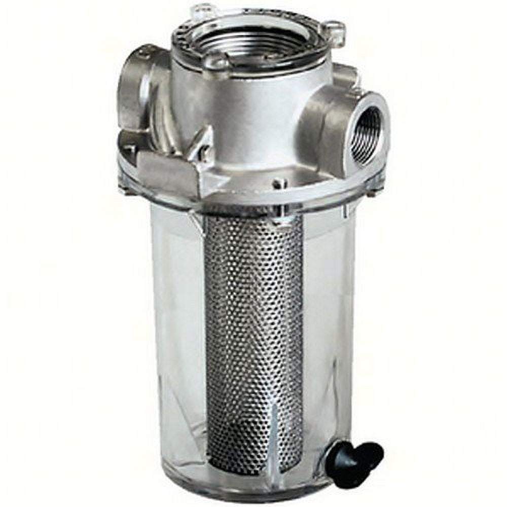 Groco Raw Water Strainer with #304 Stainless Steel Basket - Walmart.com