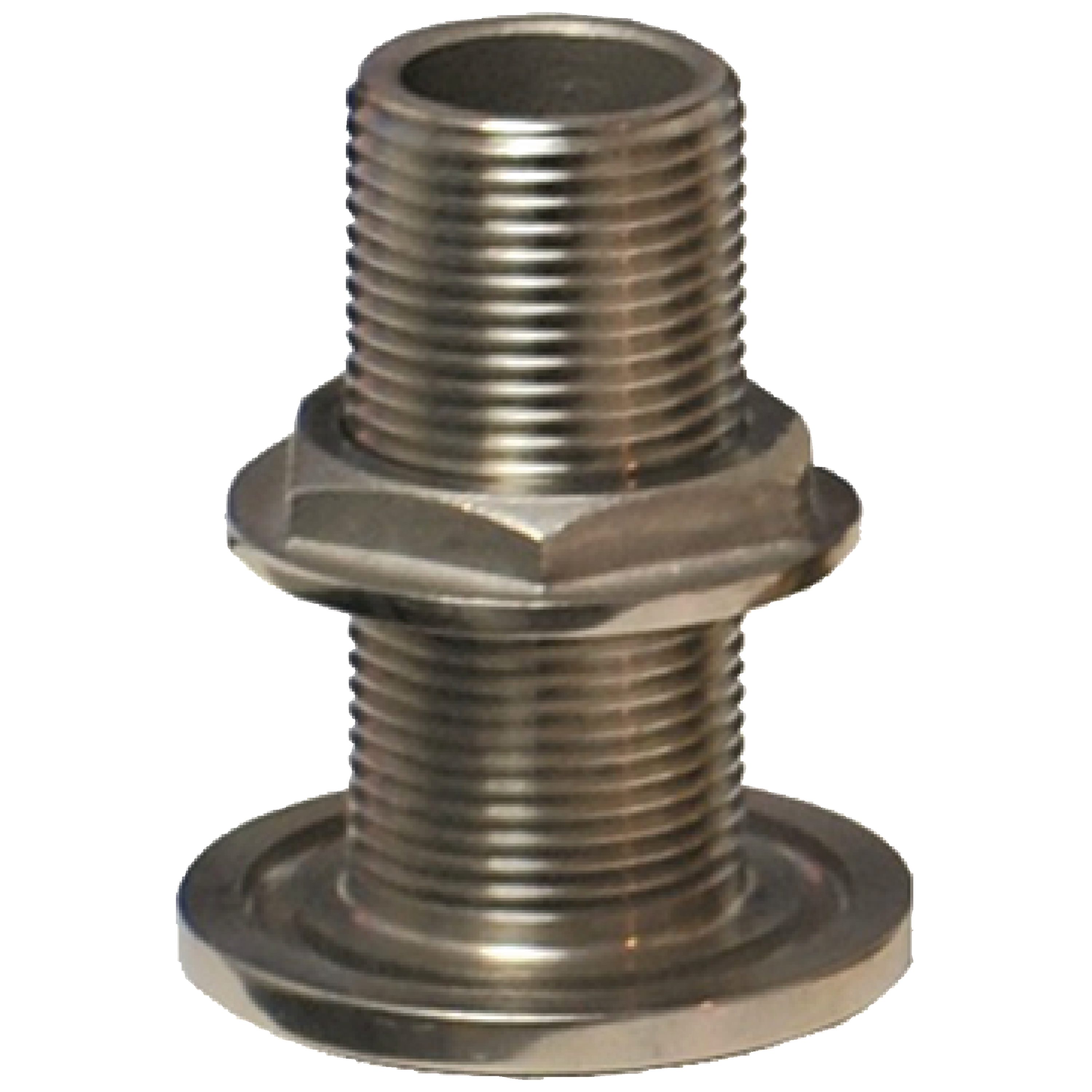 Groco Stainless Steel Thru Hull Fitting with NPT Thread - Walmart.com