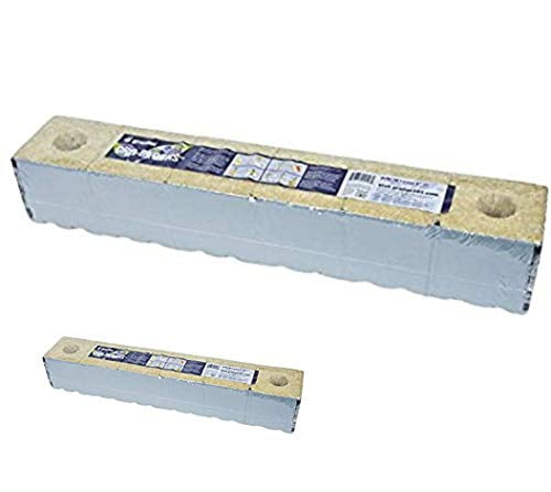 Grodan Delta 10 Wrapped Gro-Blocks 4" x 4" x 4" With Holes 12 Cubes per ...