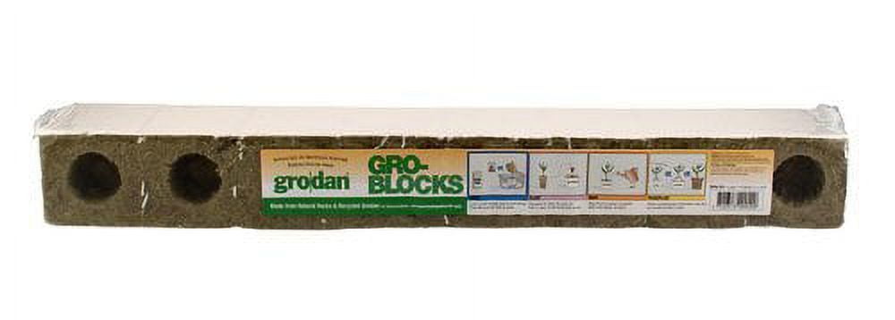 Grodan Stonewool Delta Gro-Blocks & Big Mama Grodan Delta 5.6 - 3 in ...