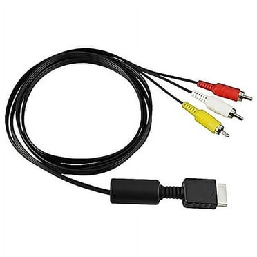 Sony Playstation PS2/PS3 RCA AV Cord, Audio Video Composite TV Cable ...