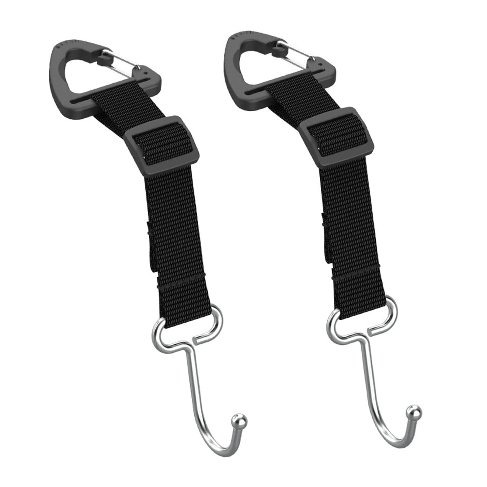 Grofry 1 Pair Adjustable Braided Band，Universal Baby Stroller Hooks ...