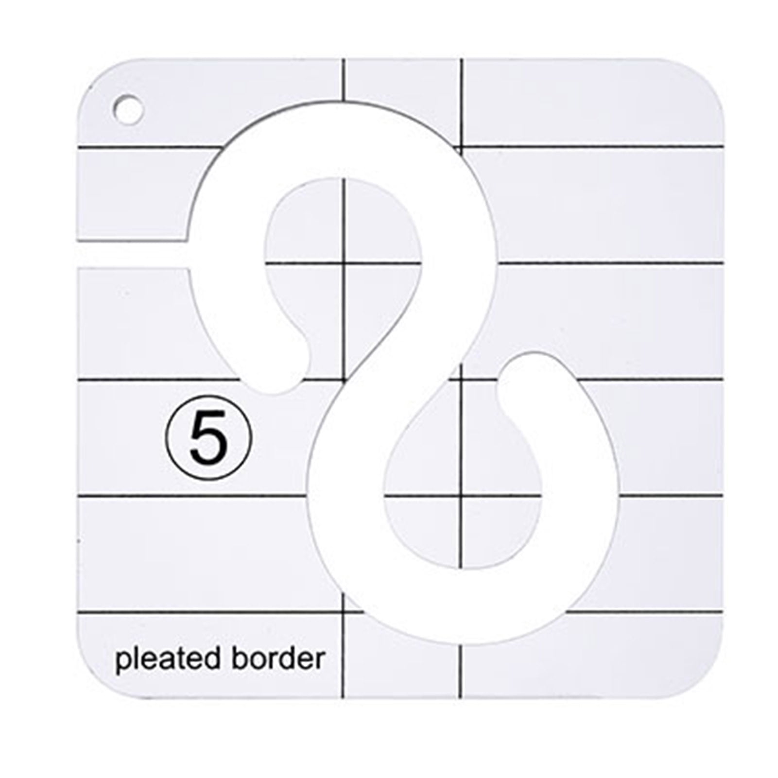 Grofry 1 Set Acrylic Quilting Template Free Motion Quilting Ruler DIY ...