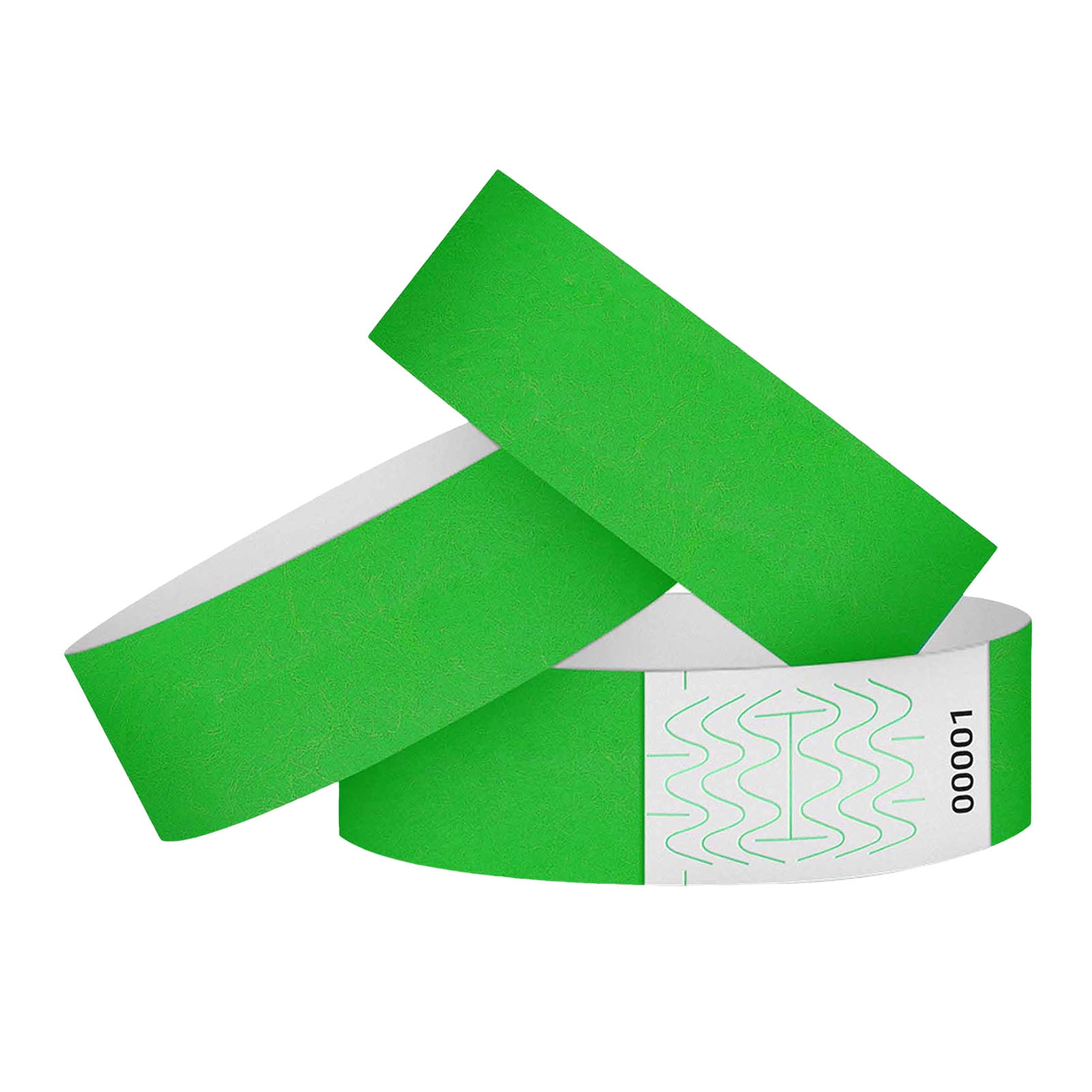 Grofry 100 Pcs Paper Bracelets Waterproof Tear Resistant Identification ...